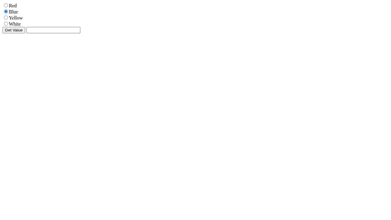 JS Get Value From Radio Buttons JS Get Value From Radio Buttons