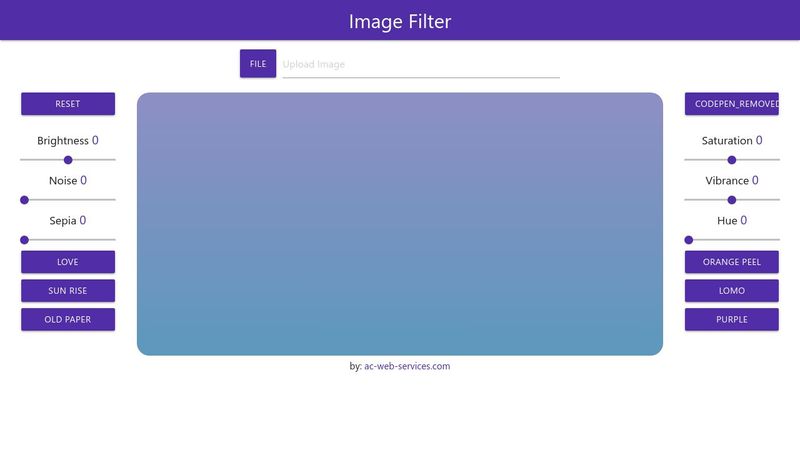 Image Editor CamanJS