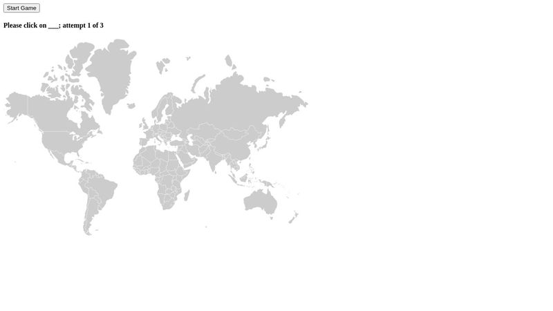 World Map Game