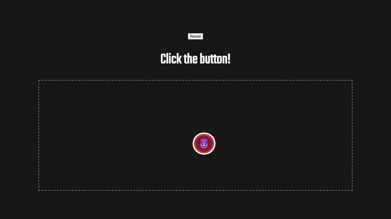 Naughty Unclickable Button