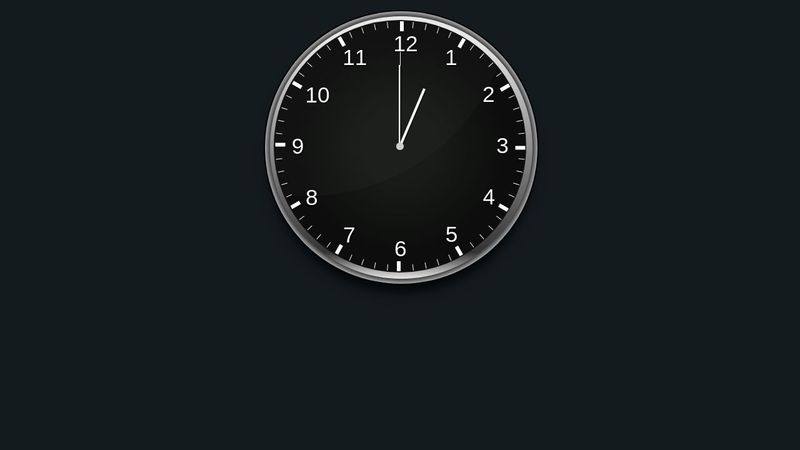 Analogue clock