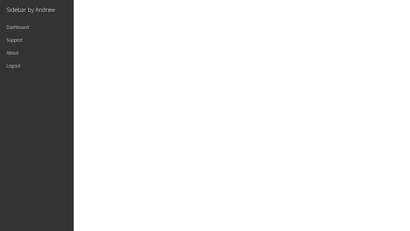 CodePen - Sidebar by Andrew M.