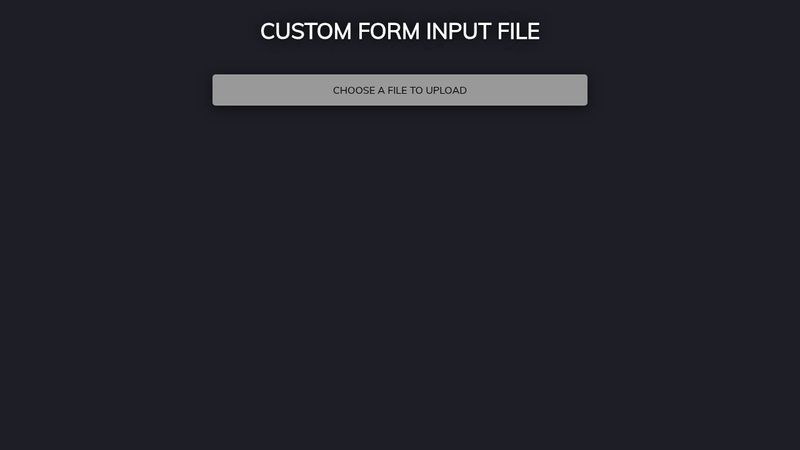 Custom Form Input File