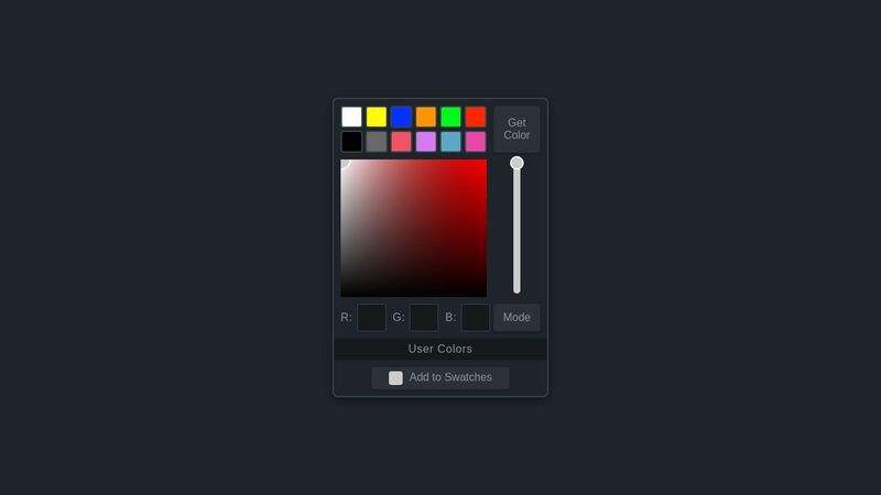 Codepen Color Picker