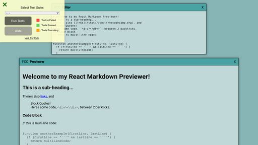 Front End Development Libraries Projects Build A Markdown Previewer Javascript The 3209