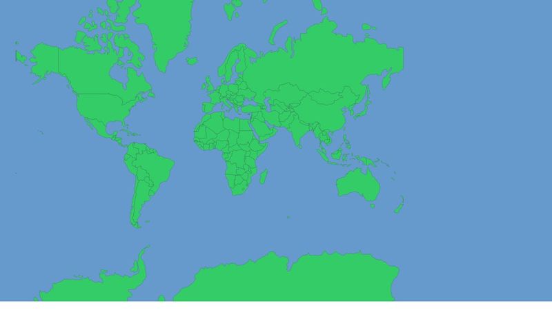 D3 Map Graph - Meteorite Falls - FCC