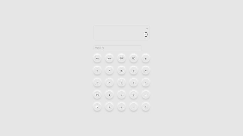 Codepen Javascript Calculator With React V101 5878