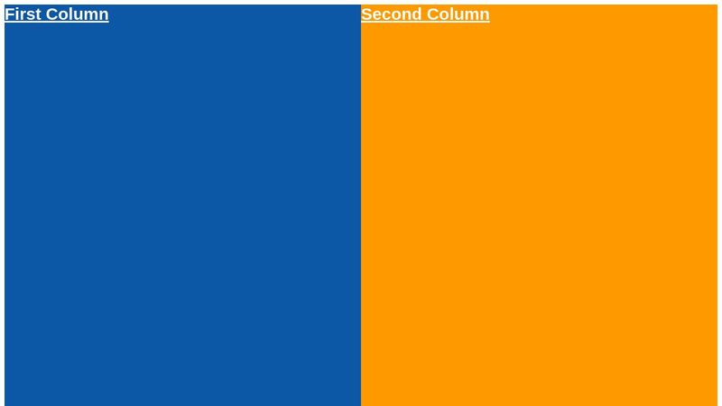 Flexbox Two Columns Full Height Link Flexbox Two Columns Full Height Link