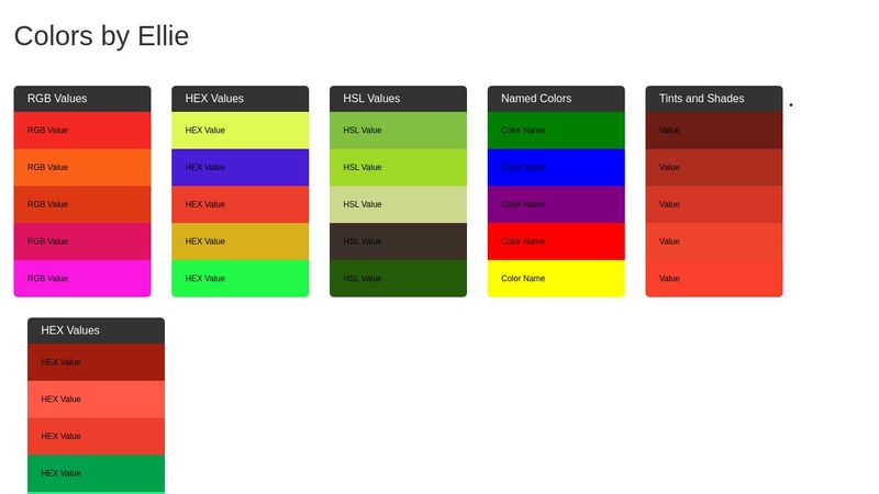 TEMPLATE: Playing With Color