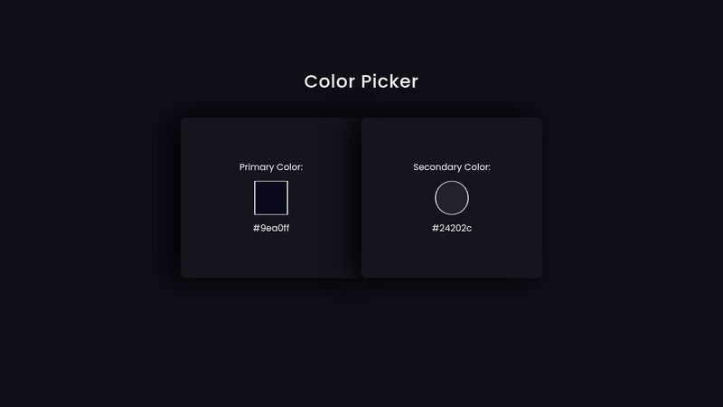 Styled Color Picker with CSS Variables & HTML5