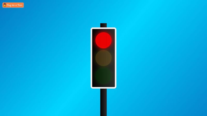 Pure CSS 4 phases traffic lights