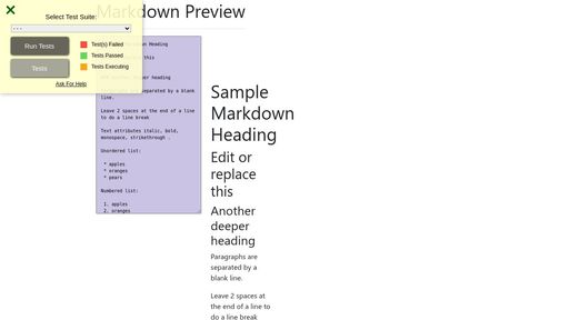 Front End Development Libraries Projects Build A Markdown Previewer Javascript The