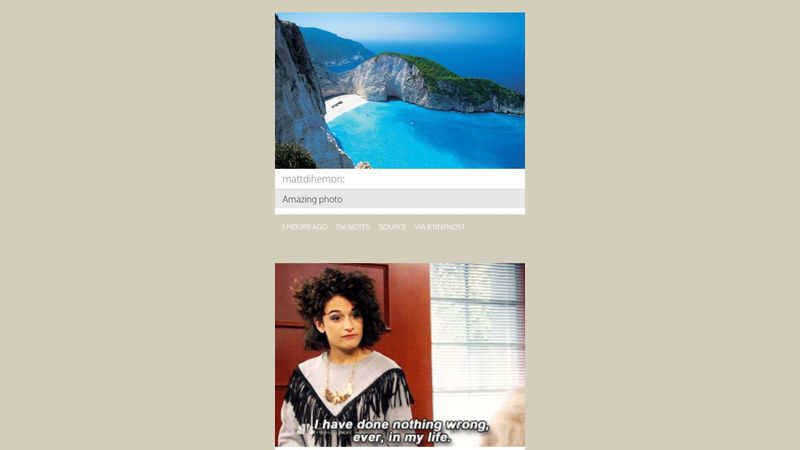 Tumblr theme with CSS