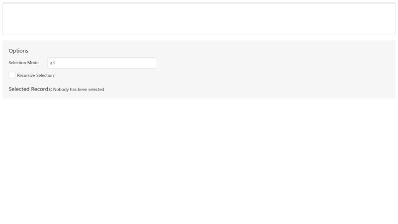 Multiple Row Selection - DevExtreme Tree List