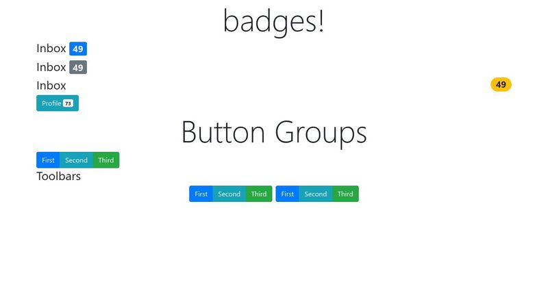 Bootstrap -Badge