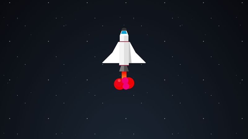 Pure CSS Spaceship with animation