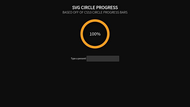 SVG Circle Progress