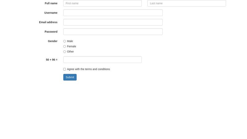 Bootstrap Form Validation Example FromValidation Bootstrap Form Validation Example FromValidation