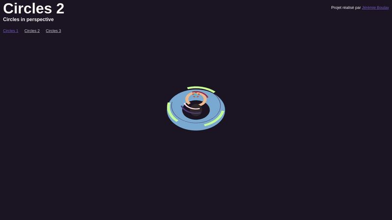 CodePen - Circles 2 - circles in perspective [SVG, CSS3]