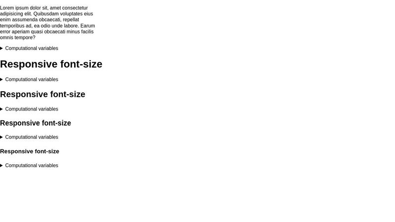 Responsive Text Size responsive-text-size