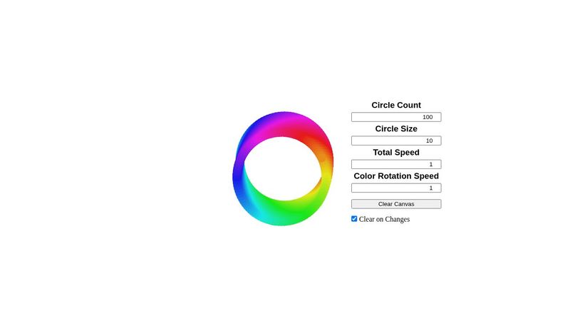 CodePen - Canvas Circle Illusion