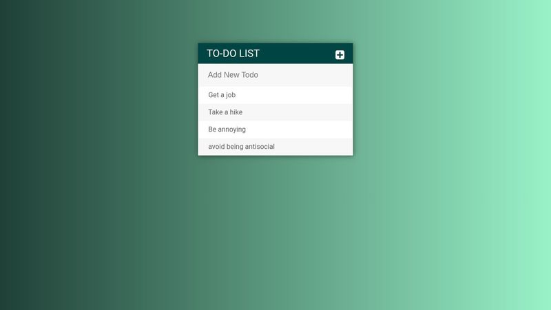 jQuery To-do List