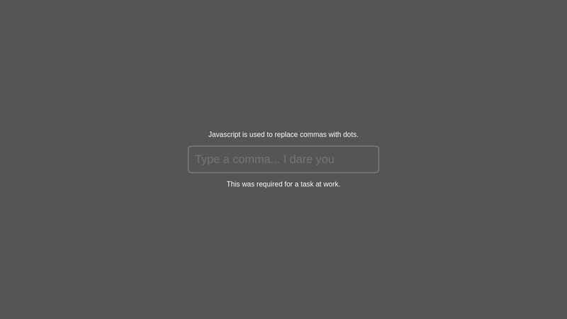 Replace Comma With Dot In Input replace-comma-with-dot-in-input
