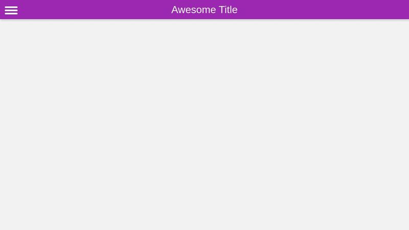 React Slide In Menu React Slide In Menu