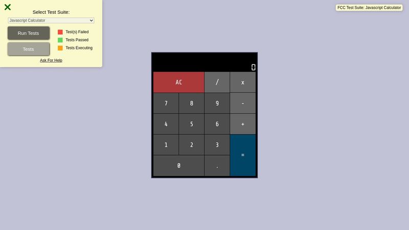 JavaScript Calculator