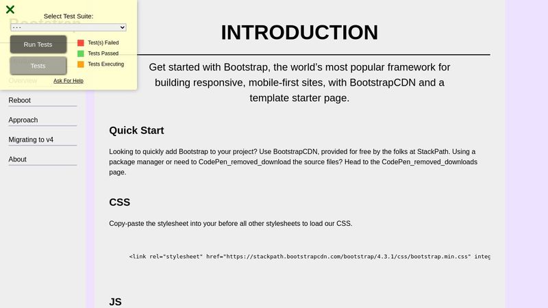 Technical Documentation Page
