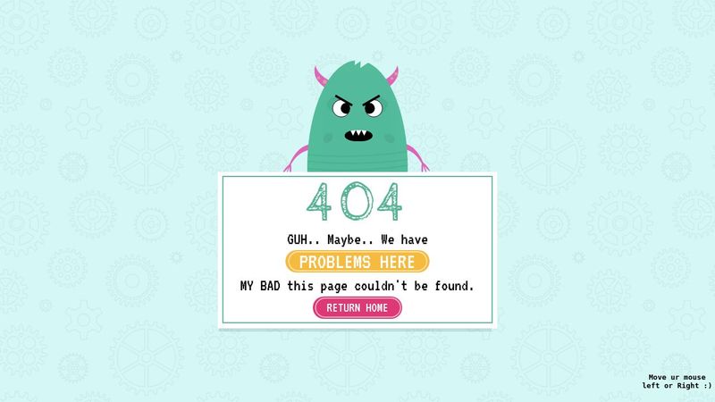 404 Page - CSS Character