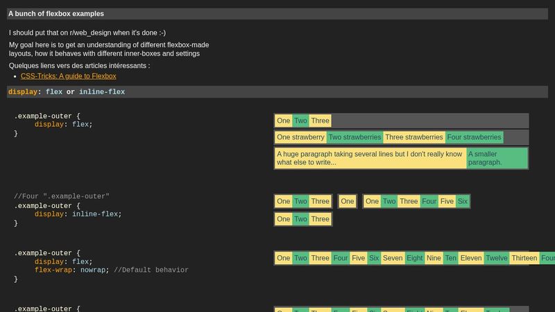 Flexbox Examples Flexbox Examples