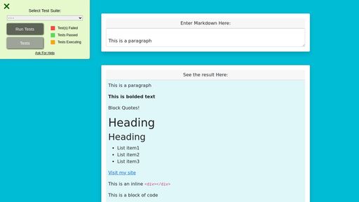 Front End Development Libraries Projects - Build a Markdown Previewer ... Front End Development Libraries Projects - Build a Markdown Previewer ...