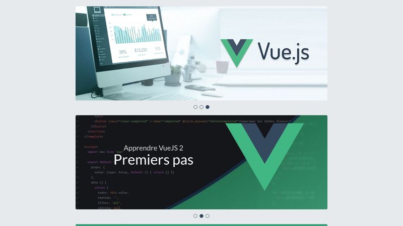 Vue slider component
