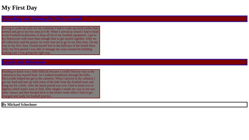 My First HTML Website Part 2