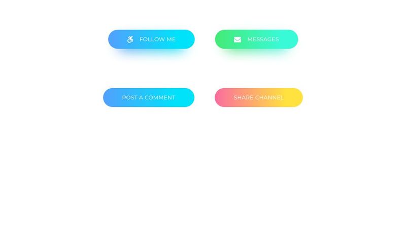 Button with gradient shadow