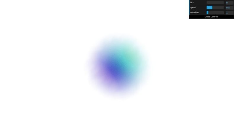 Three JS - GLSL noise shader