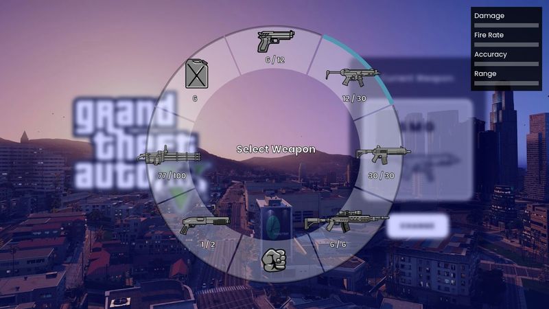 GTA V - Weapon Wheel