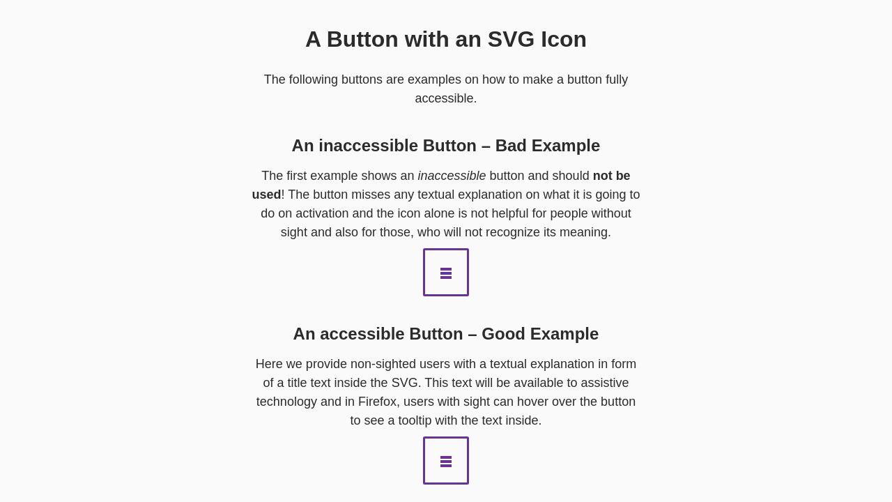 Making a button with an SVG icon accessible making-a-button-with-an-svg-icon-accessible