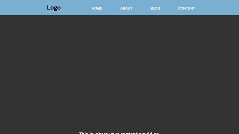 Responsive Navigation Bar Html Css No Js