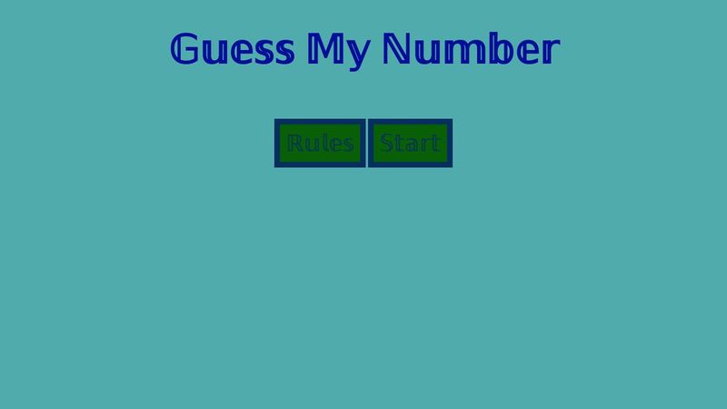 Guess my number