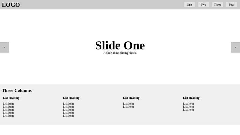 CodePen - Carousel Slider With Column Footer