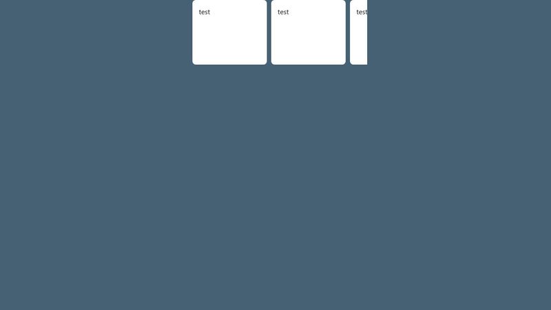 Flexible Horizontal Scrolling Containers #2