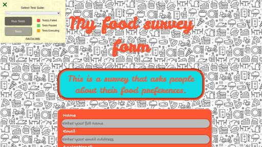 Survey form margin issue - Project - Code Feedback - The freeCodeCamp Forum Survey form margin issue - Project - Code Feedback - The freeCodeCamp Forum