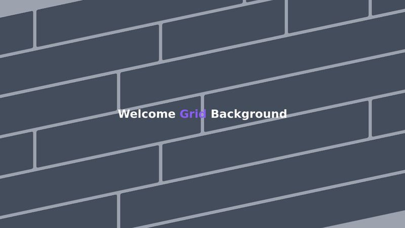 Tailwind CSS Animated Grid Background