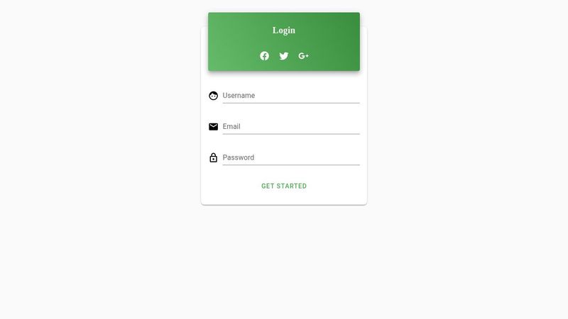 Vuetify Login Template