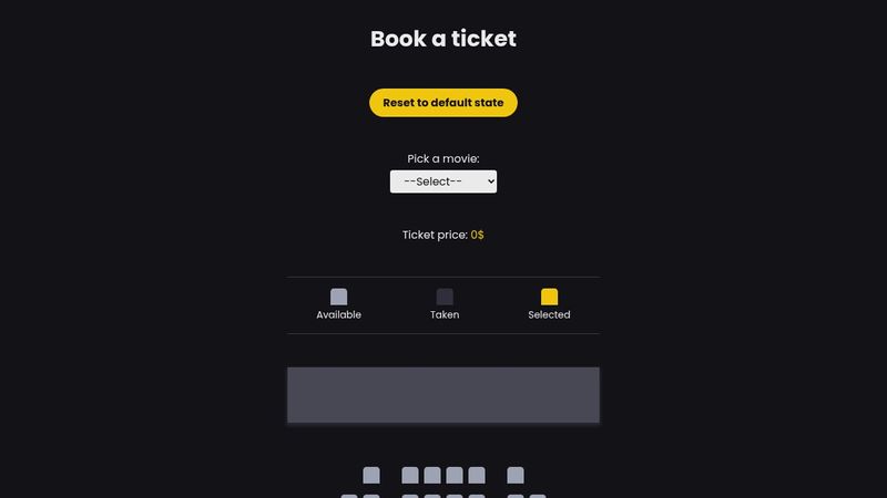 Movie Seat Booking
