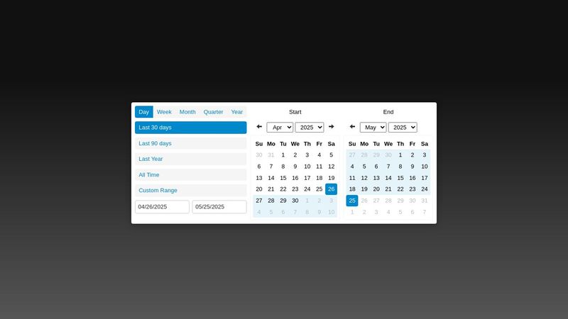 Date Range Picker