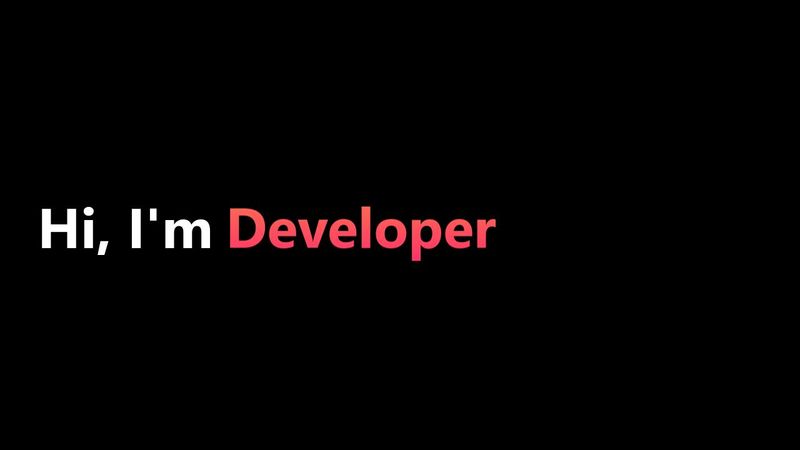 Animated Title In Html CSS Animated Title In Html CSS