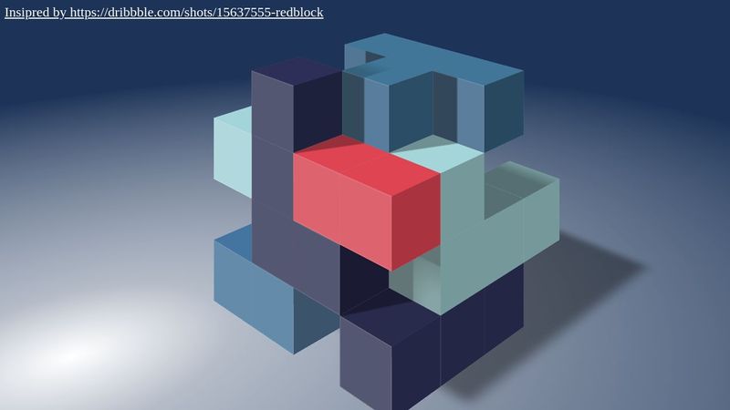 CSS Cube of cubes
